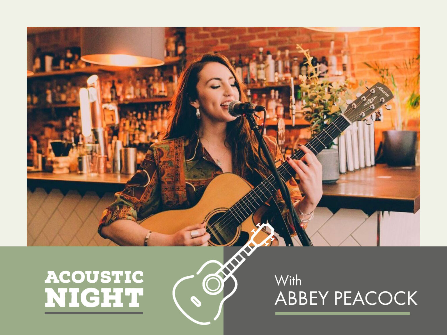 Acoustic Night with Abbey Peacock - Three Cottages Cafe